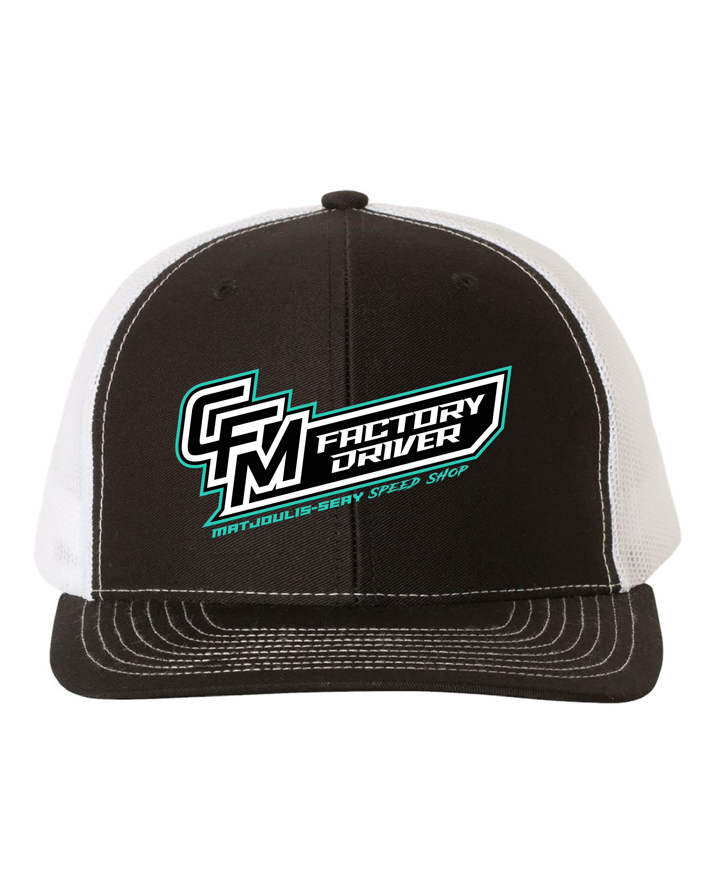 Factory Pilot Hat - Richardson Snap Back Black - White Back – CFM E-sports